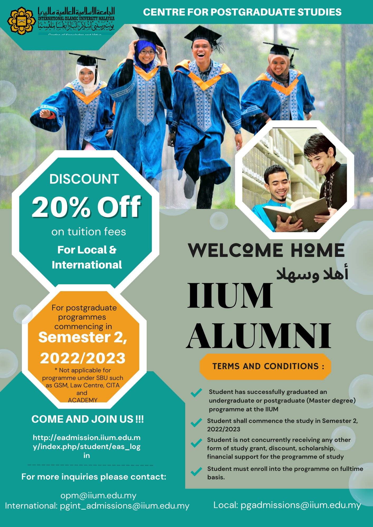 Student Home Page – Finance Division