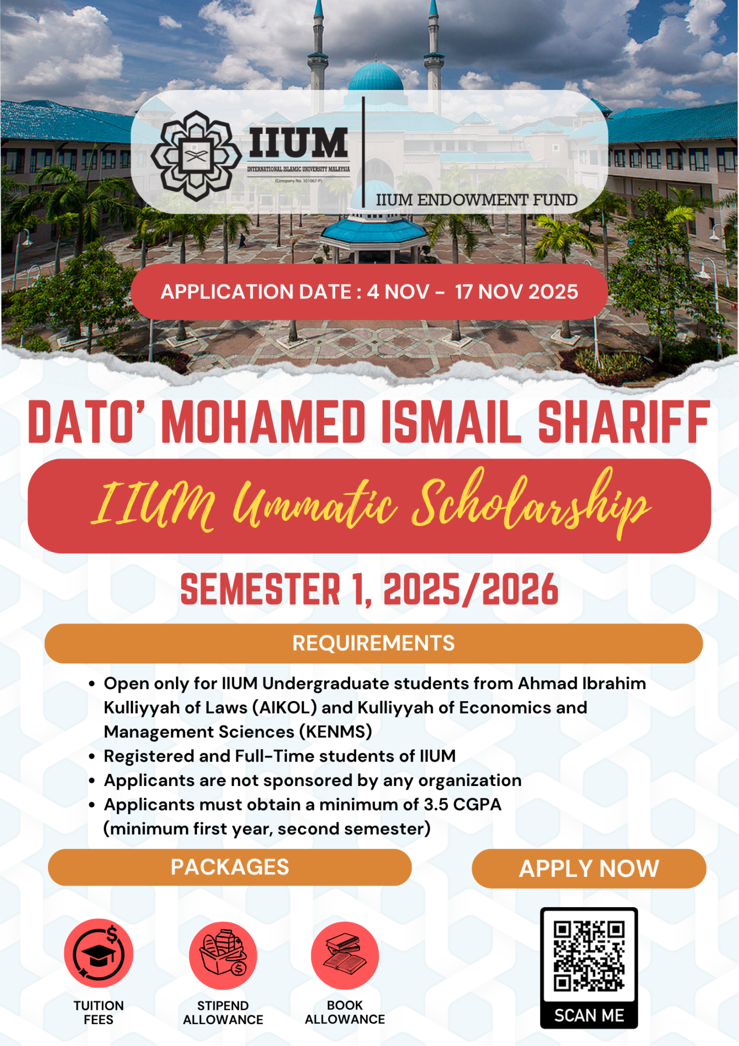 Scholarship – IIUM Endowment Fund