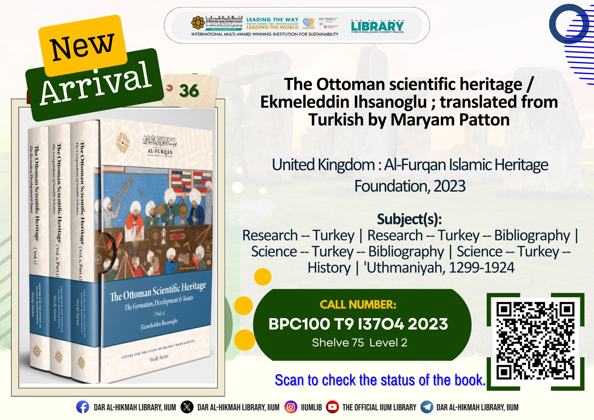 New Arrivals – Dar al-Hikmah Library