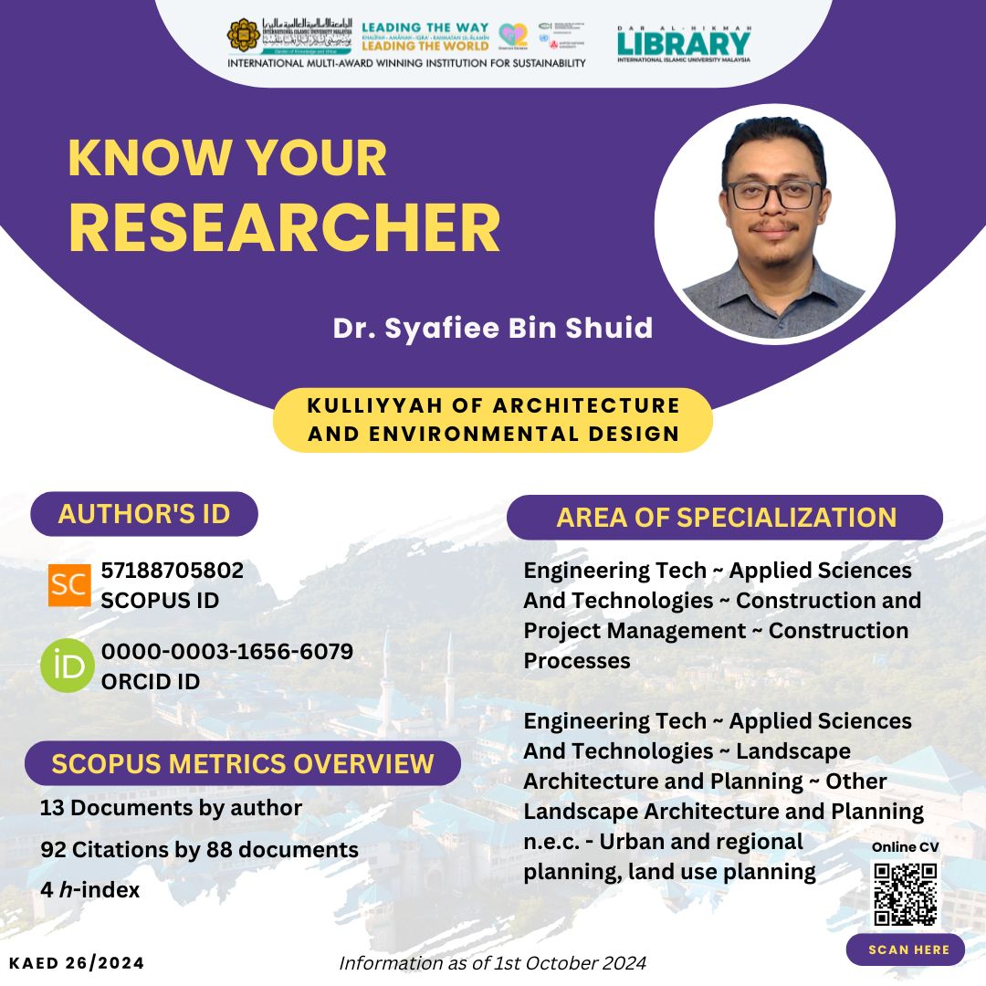 Kulliyyah of Architecture & Environmental Design – IIUM Library