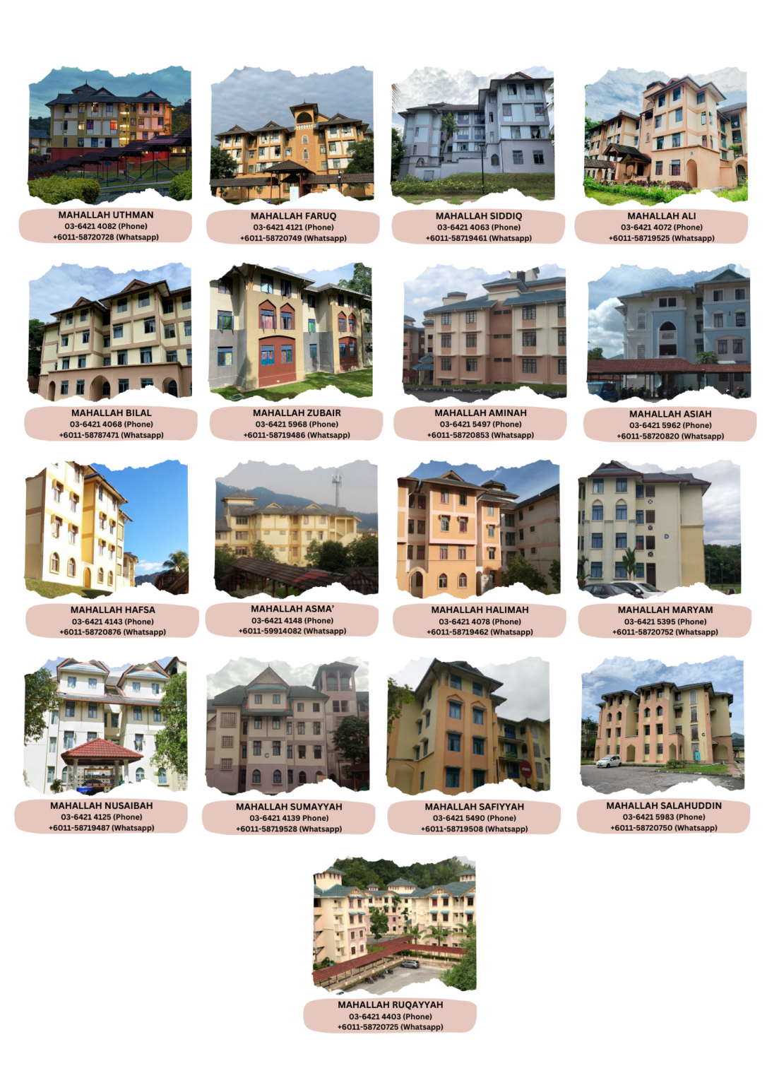Student Residential (Mahallah) – RSD IIUM